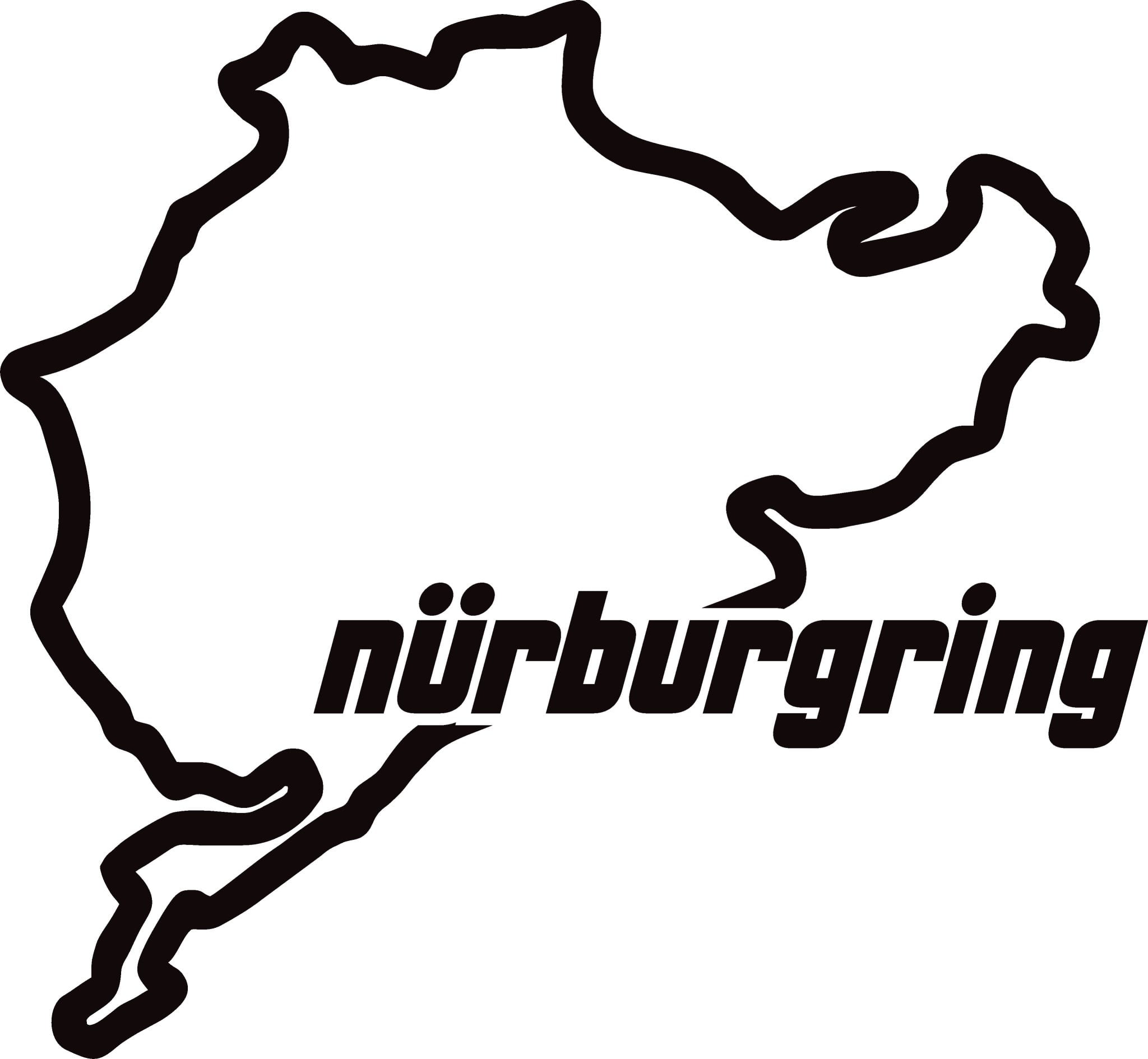 Nurburgring Circuit Sticker Dubberware Stickers T-shirts Club Branding